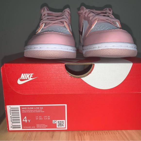 Nike | Shoes | Nike Dunk Low Pink Velvet Gs Shoes | Poshmark